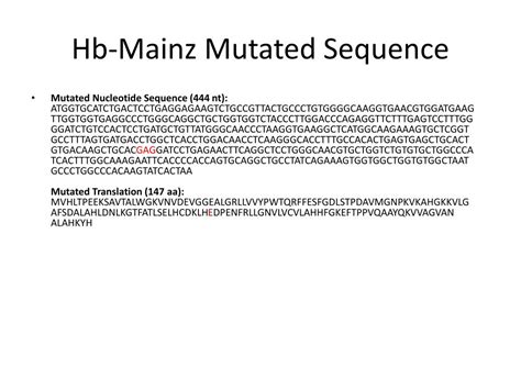 Ppt Beta Globin And Mutations Powerpoint Presentation Free Download Id 2375533