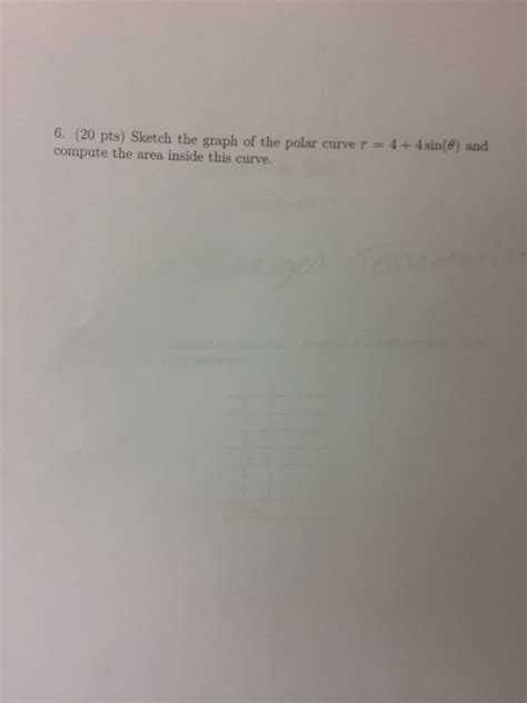 Solved Sketch The Graph Of The Polar Curve R Chegg