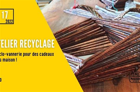 Atelier recyclo vannerie péniche le Bus magique Le Bus Magique