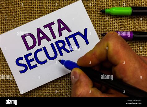 Text Sign Showing Data Security Conceptual Photo Confidentiality Disk