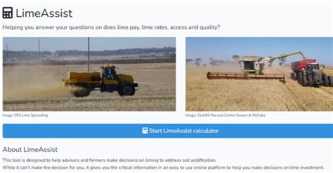 Lime Assist Calculator Southern Farming Systems