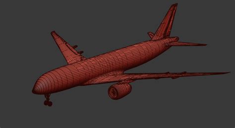 3d Model High Fidelity Boeing 3d Aircraft Model Vr Ar Low Poly