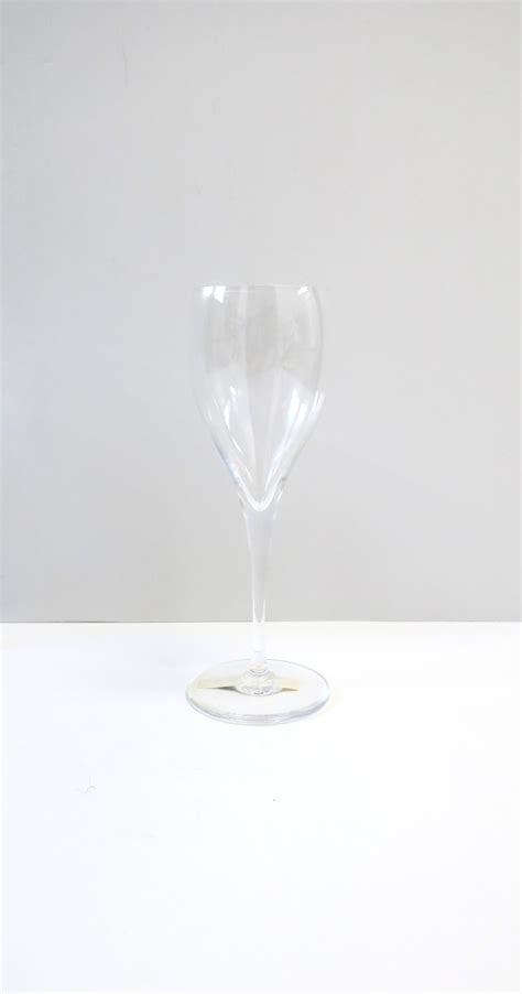 Baccarat French Crystal St Remy Cocktail Or Champagne Flutes Glasses