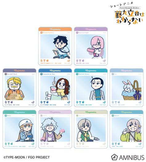 アニメ「fategrand Order 藤丸立香はわからない」 槌田先生 描き下ろし お花見ver トレーディングアクリルカード
