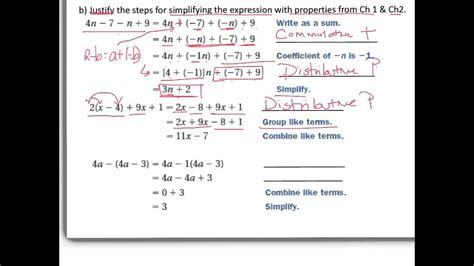 2 3 Simplifying Variable Expressions Youtube