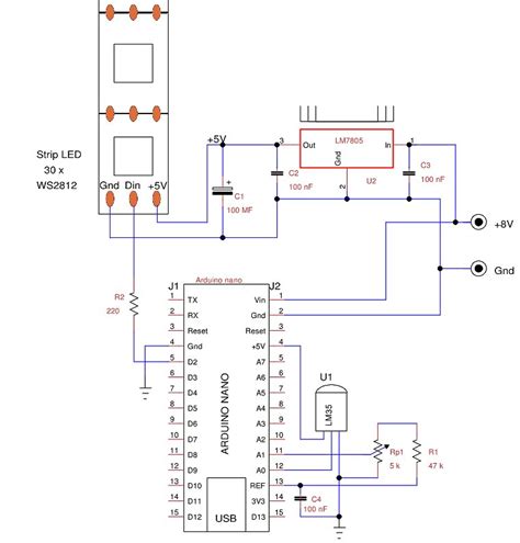 How To Make A Supersize Thermometer With An Rgb Led Strip