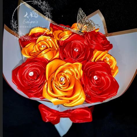 12 Eternal Rose Bouquet Etsy