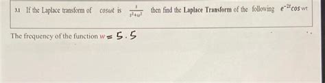 Solved The Frequency Of The Function W Chegg