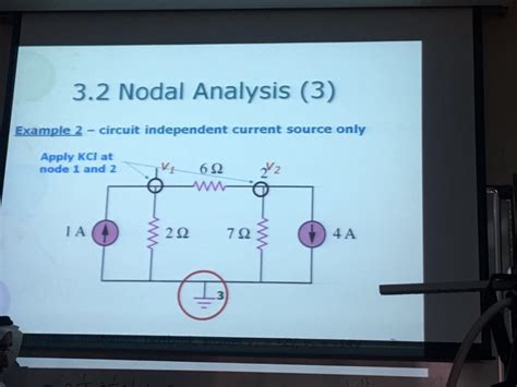 Solved 32 Nodal Analysis 3 Example 2 Circuit