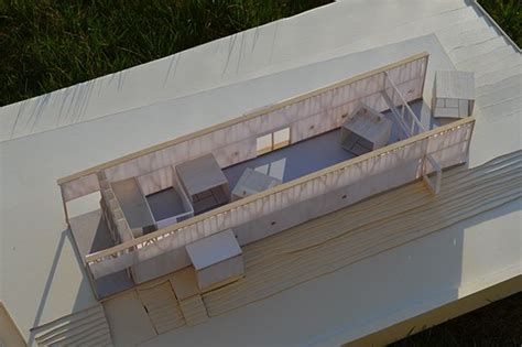 Naked House By Shigeru Ban Model