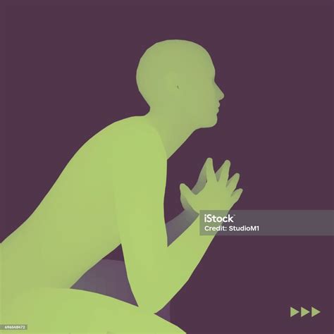 사상가 포즈 남자입니다 남자 비즈니스 심리학 또는 철학 벡터 일러스트 레이 션의 3d 모델 3차원 형태에 대한 스톡 벡터 아트 및 기타 이미지 Istock
