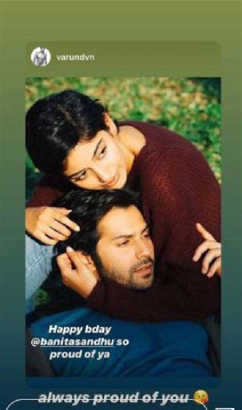 Varun Dhawan Has A Special Birthday Wish For Banita Sandhu Filmfare