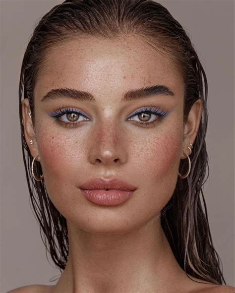 𝐸𝐶𝐿𝐴𝐼𝑅𝐷𝐸𝑀𝐴𝑈𝑋 Wet Look Hair Natural Makeup Makeup Looks