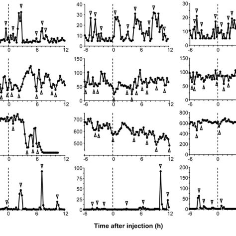 Linear Cross Correlation Coefficients Y Axis At Various Time Lags