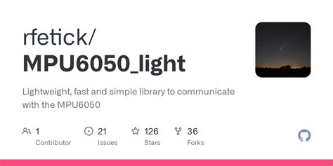 Github Rfetickmpu6050light Lightweight Fast And Simple Library To