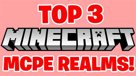 Top 3 Realms For Mcpe 1 20 Realm Codes Minecraft Bedrock Edition Youtube