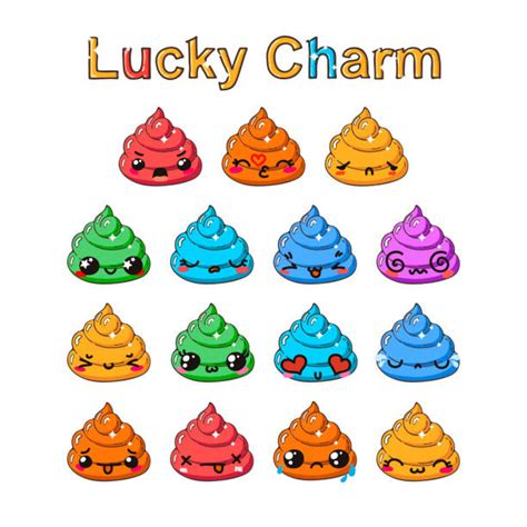 Rainbow Poo Emoji Illustrations Royalty Free Vector Graphics And Clip
