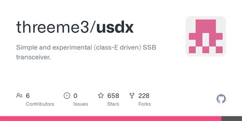 GitHub Threeme3 Usdx Simple And Experimental Class E Driven SSB
