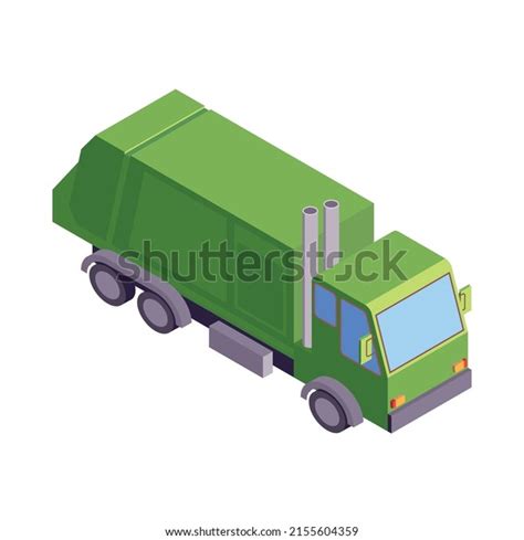 Vektor Stok Isometric Garbage Recycling Composition Sorting Pressing Tanpa Royalti 2155604359