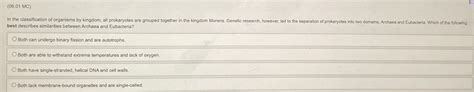 06 01 Mc In The Classification Of Organisms By Kingdom All