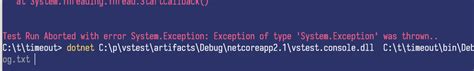Error Is Not Reported Correctly In Net6 Dotnet Test · Issue 2973