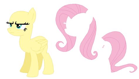 Mlp Fluttershy Base 02 By Selenaede On Deviantart