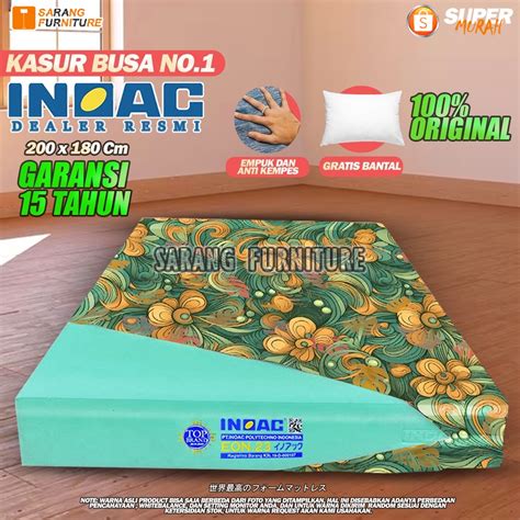 Jual Kasur Busa Inoac Density 23 Original Garansi 15 Tahun Anti Kempes