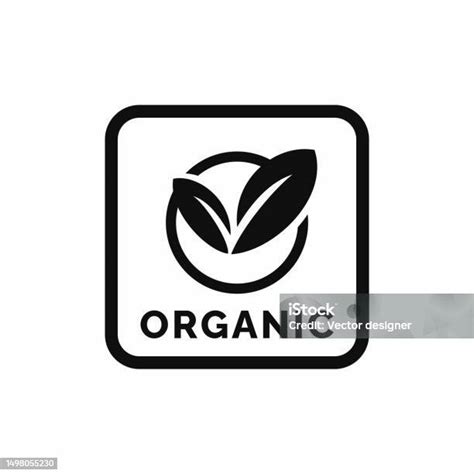 Vecteur Symbole Dicône De Marque Demballage Biologique Vecteurs Libres