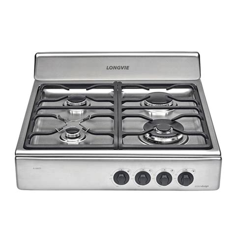 Anafe Gas 60cm 4H Longvie A16601X Inox