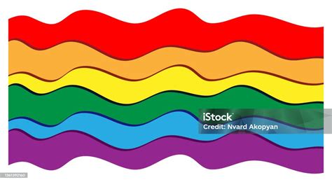 Pelangi Kebanggaan Bendera Lgbtq Simbol Ilustrasi Stok Unduh Gambar
