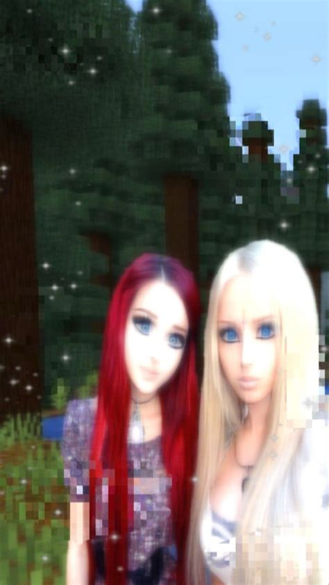 Selfie Minecraft Girls Gamer Dolls Real Life Anime Pixel Soft