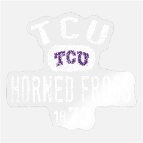 Tcu Stickers Unique Designs Spreadshirt