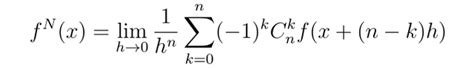 Formula For The Nth Derivative Rmath