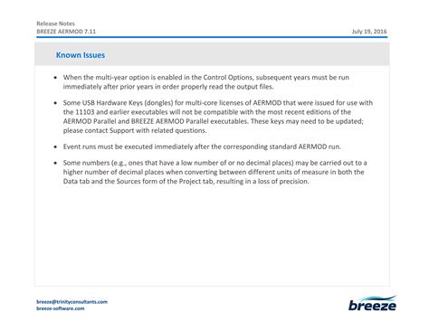 Breeze Aermod 711 Release Notes Pdf
