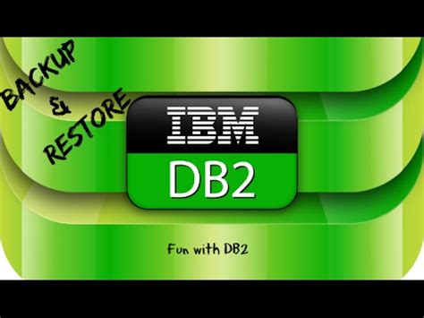 DB2 Basics Tutorial Part 16 Backup And Restore YouTube