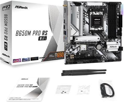 Open Box Asrock B650m Pro Rs Wifi Am5 Micro Atx Motherboard