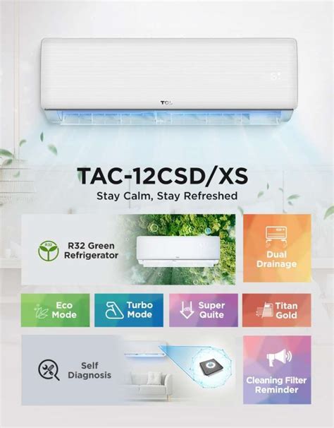 Jual Ac Tcl 1 5 Pk Tac 12csd Xs Turbo Mode Di Seller Ajl Official Store