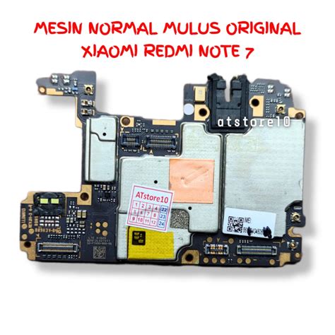 Jual Mesin Normal Xiaomi Redmi Note 7 Original Mulus Copotan Motherboard Original Tinggal Pakai