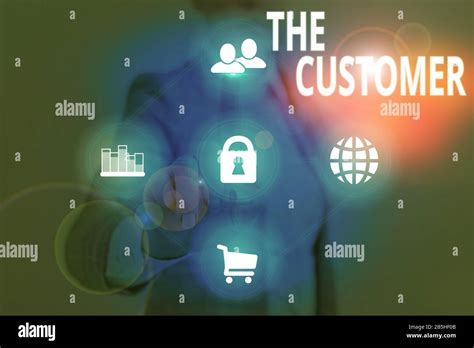 Writing Note Showing The Customer Business Concept For Demonstrating