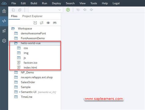 Deploy Vuejs Application In Sap Cloud Platform Step4 Sap Free Tutorials