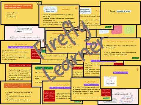 Commas In A List Complete Grammar Lesson With Activities Made By Teachers