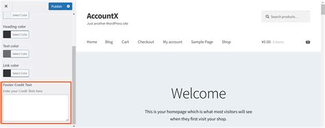 How To Edit The Storefront Footer Text Built With Woocommerce In 2024