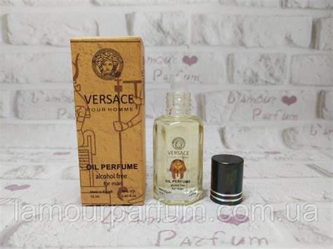 Оригинальные масляные духи мужские Versace Pour Homme (Версаче Пур Хом ...