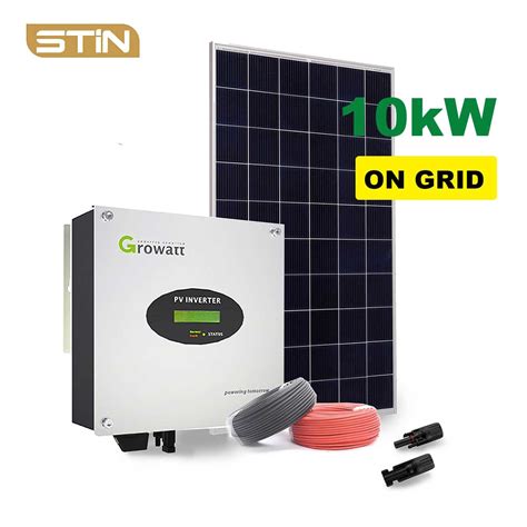 10kw Grid Connected Photovoltaic Three Phase Inverter Power Supply System Solar System And