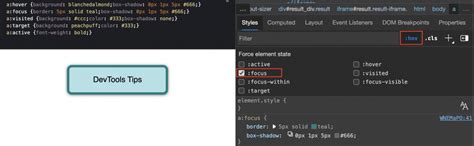 Quick Browser Developer Tools Tip Define And Test Interaction States