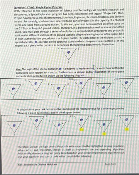 Solved Question 1 7pts Simple Cipher Program With