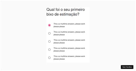 Survey Material UI Codesandbox
