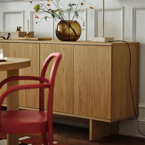 Stockholm 2025 Komoda Hrastov Furnir 161x42x83 Cm Ikea