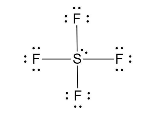 Draw The Lewis Structure For Sf4 Quizlet