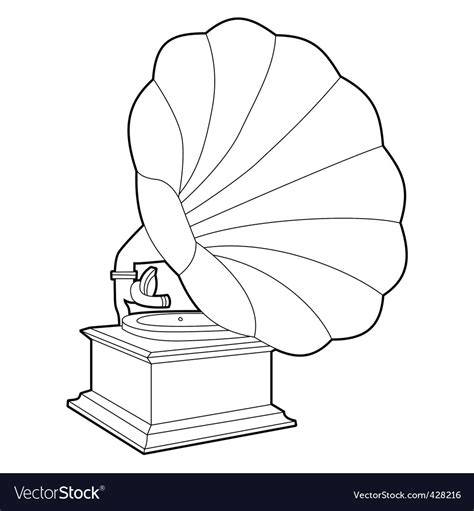 Gramophone Royalty Free Vector Image Vectorstock